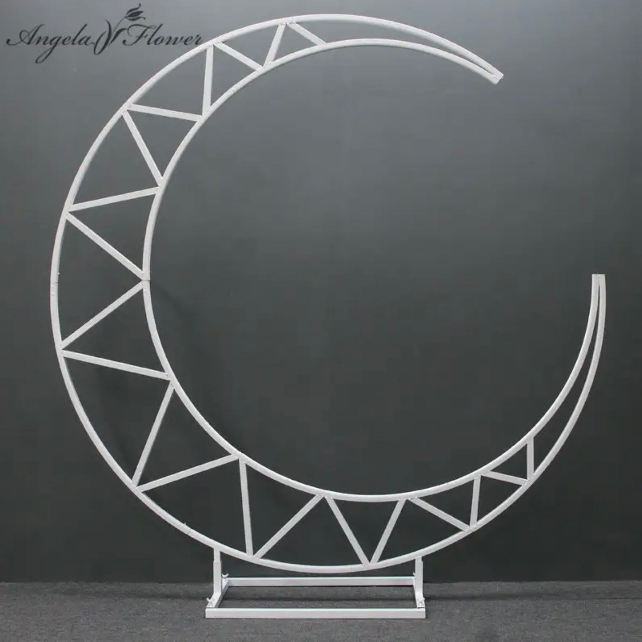 Large Moon Stand White 1.8 m – Party Heaven Canada